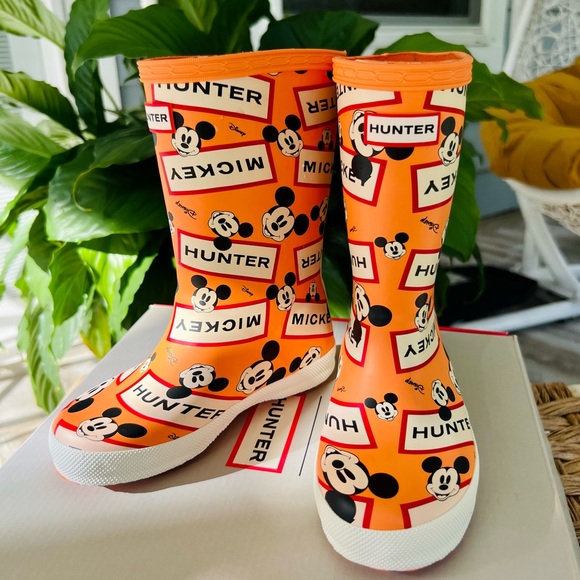 Hunter | Shoes | Hunter Boots Mickey Mousenew In A Box | Poshmark